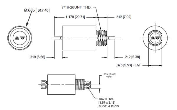 Dual Line Common Mode Panel Mount EMI Filters - Spectrum | Mouser