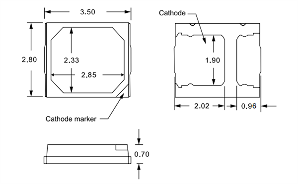LUXEON 2835 Commercial Mid-Power LEDs - Lumileds | Mouser