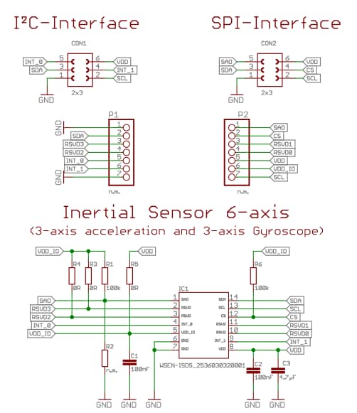 WSEN-EVAL 6-Axis IMU Sensor Evaluation Board - Würth | Mouser