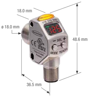 Q3X Laser Contrast Sensors - Banner Engineering | Mouser