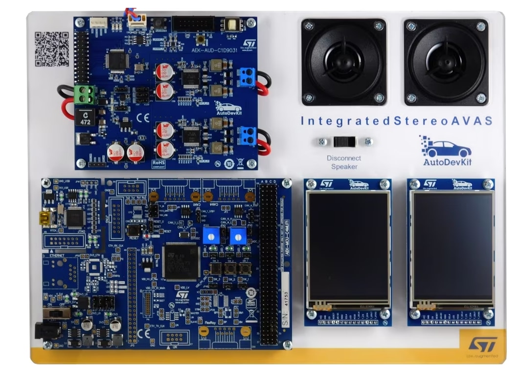 AEKD-STEREOAVAS Integrated Stereo AVAS Solution - STMicro | Mouser