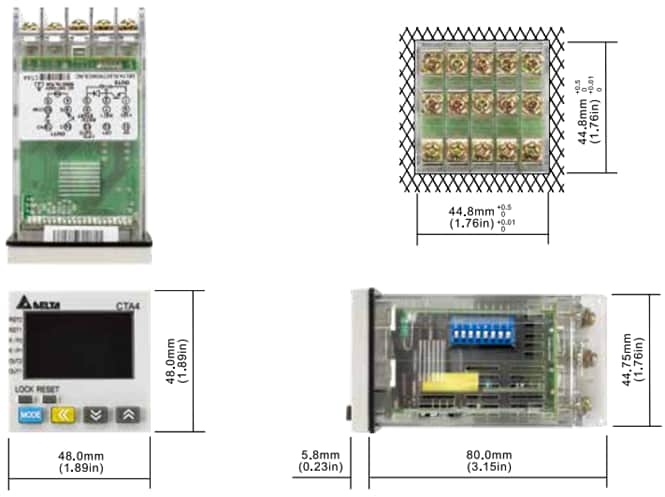 CTA Timers/Counters/Tachometers - Delta | Mouser