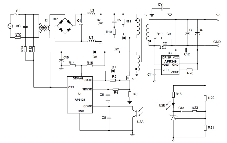 AP3129 High Performance Multi-Mode PWM Controller - Diodes Inc | Mouser