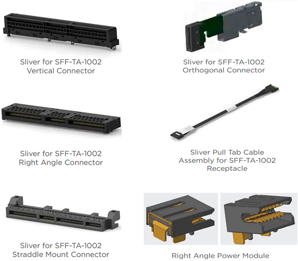 Sliver Interconnects for SFF-TA-1002 - TE | Mouser