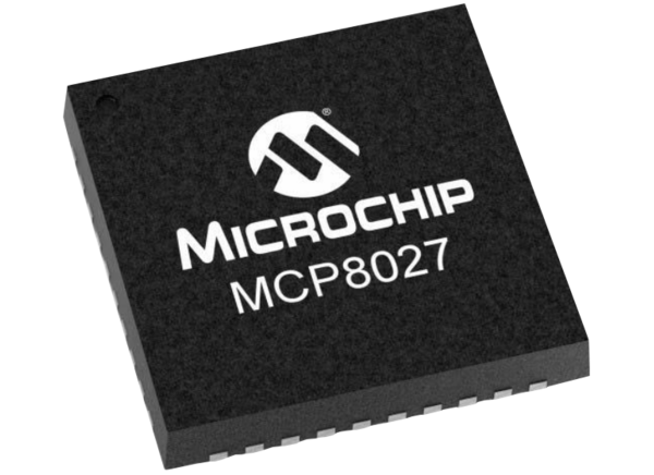 MCP8027 3-Phase Brushless DC Motor Gate Drivers - Microchip Technology ...