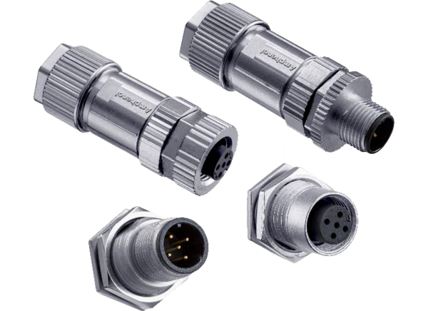 Heavy Duty M12 (HDM12) Connectors - Amphenol LTW | Mouser