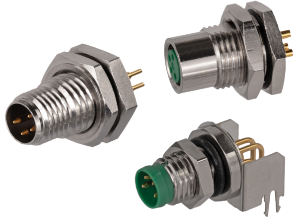 M8 A-Code Circular Metric Connectors - Stewart Connector / Bel | Mouser