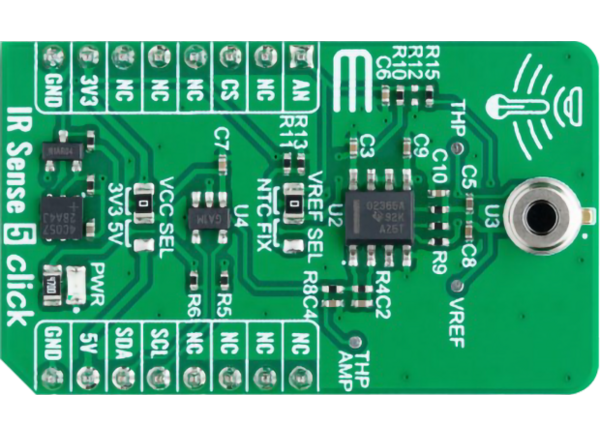 MIKROE-6093 IR Sense 5 Click - Mikroe | Mouser