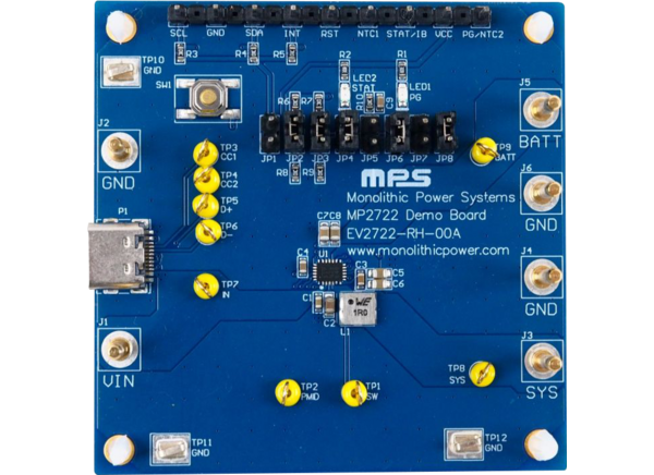 EVKT-MP2722 Evaluation Kit - MPS | Mouser