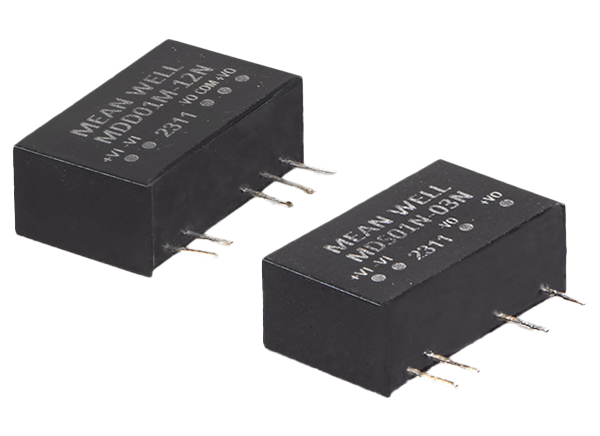 MDS01/02-N & MDD01/02-N Medical DC-DC Converters - Mean Well | Mouser