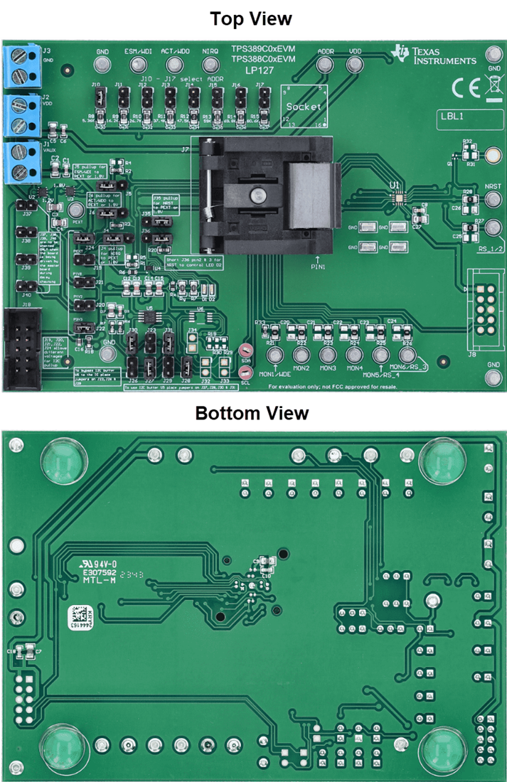TPS389C0XEVM Supervisor Evaluation Module (EVM) - TI | Mouser