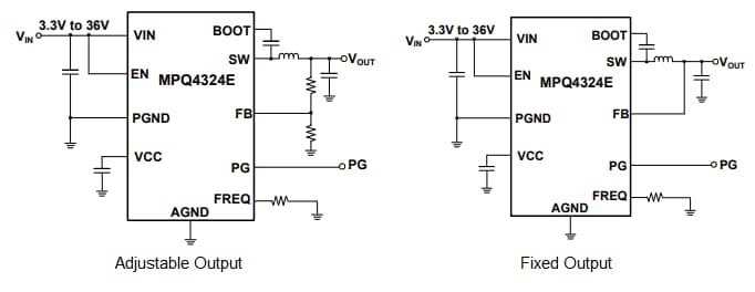 MPQ4324E Synchronous Step-Down Converters - MPS | Mouser