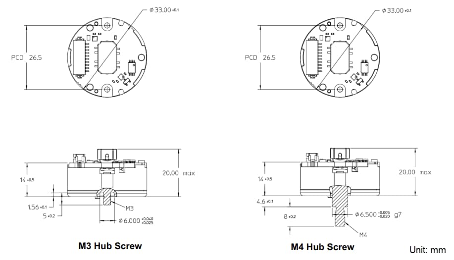 AS33-M42M Absolute Encoder Modules - Broadcom | Mouser