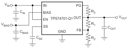 TPS74701-Q1 LDO Linear Regulator - TI | Mouser
