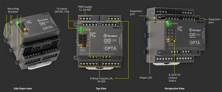 D1608x Pro Opta® Digital Expansions - Arduino | Mouser