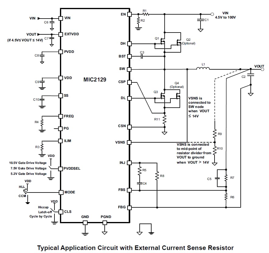 MIC2129 DC-DC Step-Down Controllers - Microchip Technology | Mouser