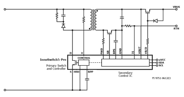 InnoSwitch5-Pro Flyback Switcher IC - Power Integrations | Mouser