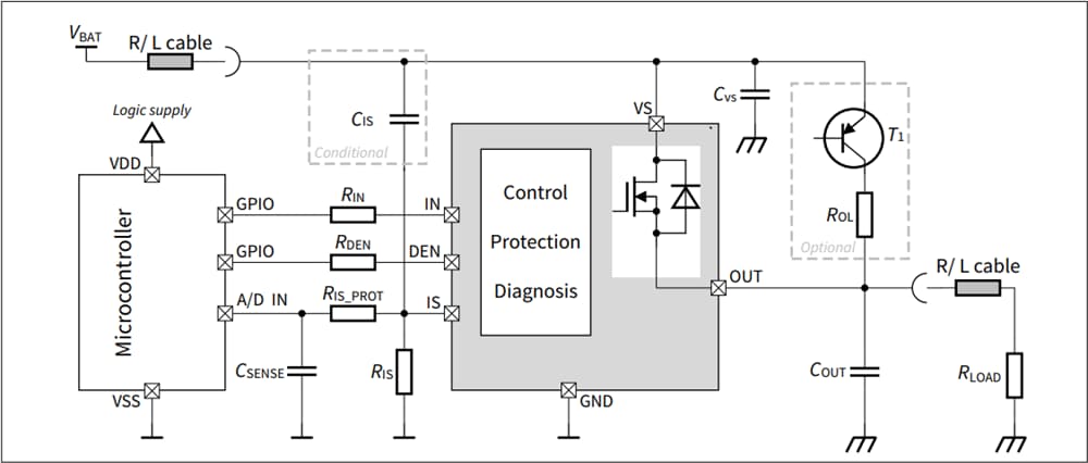 BTS50007-1LUA Smart High-Side Power Switch - Infineon Technologies | Mouser