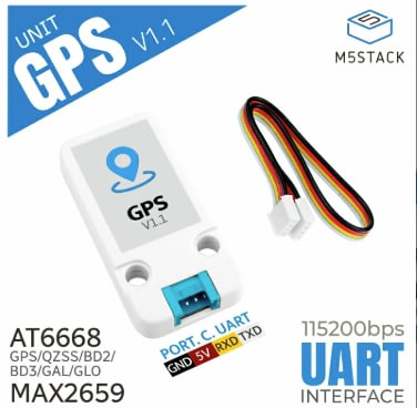 U032-V11 GPS Unit v1.1 - M5Stack | Mouser
