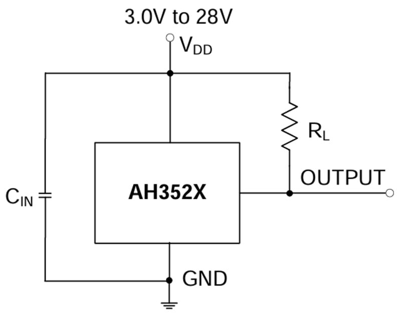 AH352x Hall-Effect Omnipolar Switches - Diodes Inc | Mouser