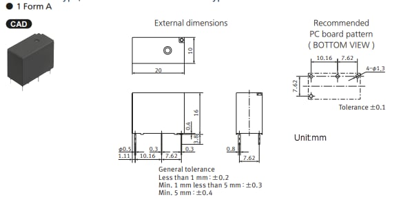 LQ Series General Power Relays - Panasonic Industrial Devices | Mouser