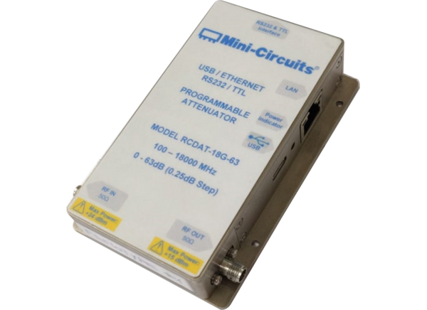 RCDAT-18G-63 Programmable Attenuator - Mini-Circuits | Mouser