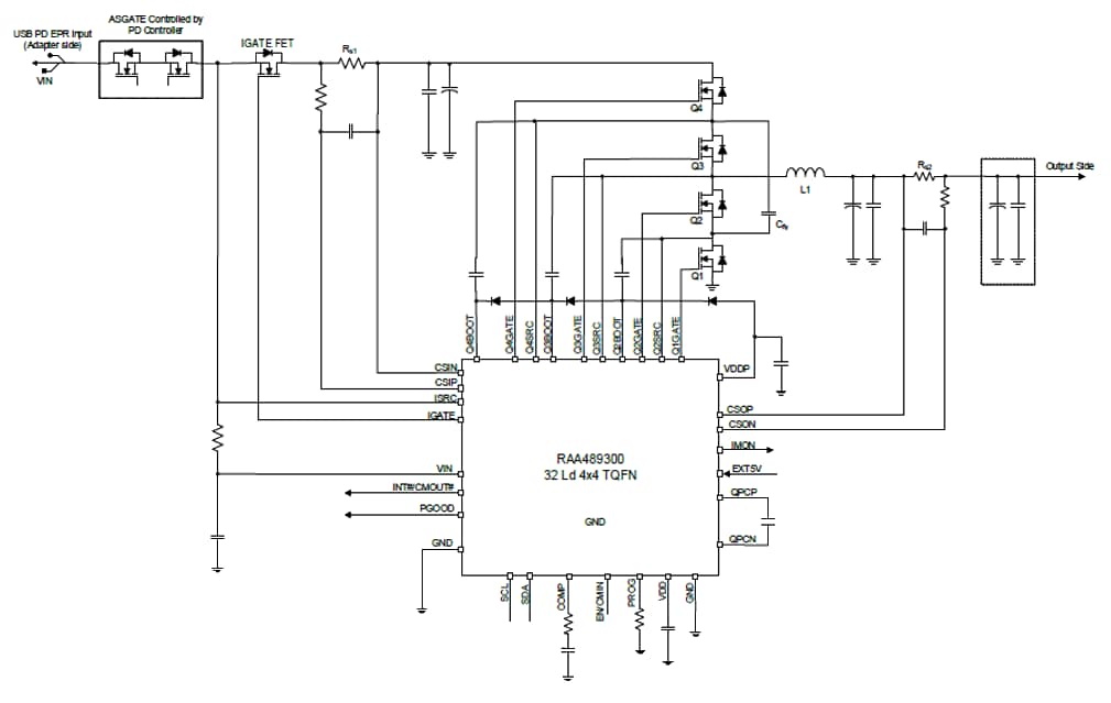 RAA48930x 3-Level Synchronous Buck Controllers - Renesas | Mouser