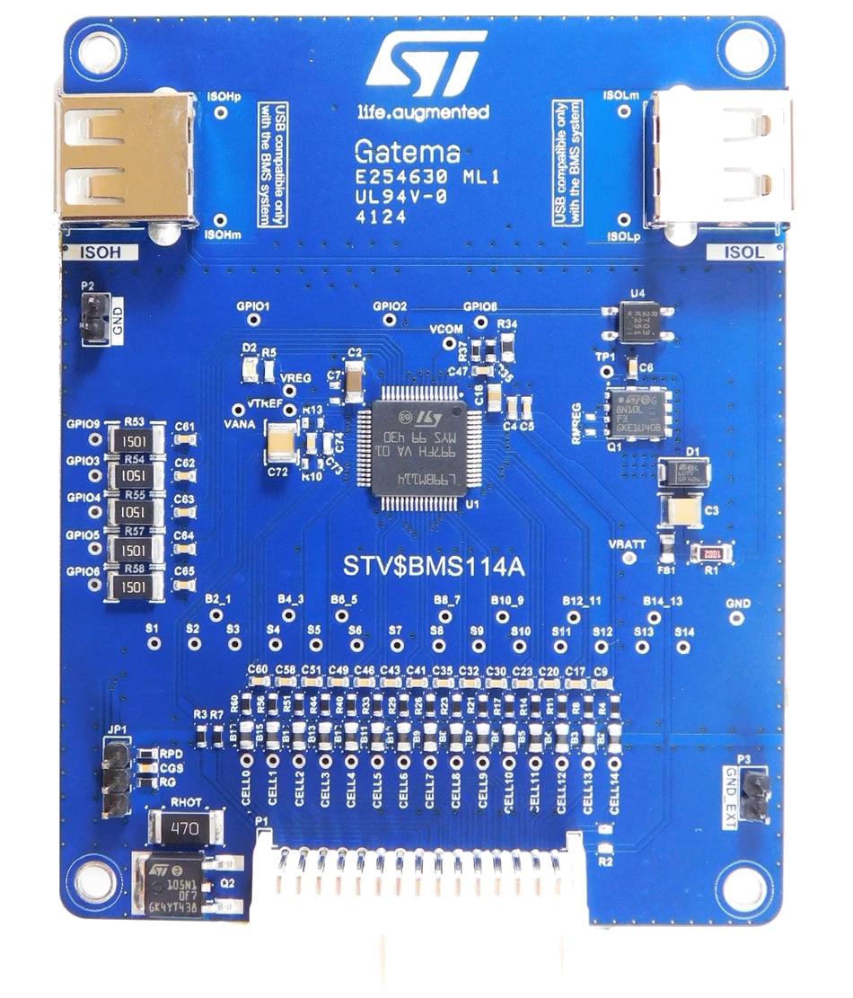STEVAL-BMS114 BMS Evaluation Board - STMicro | Mouser