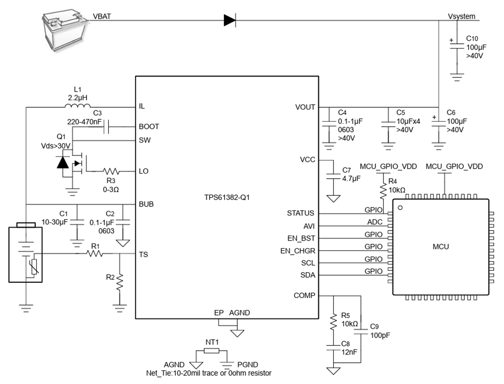 TPS61382-Q1 400kHz 40V 15A Boost Converter - TI | Mouser
