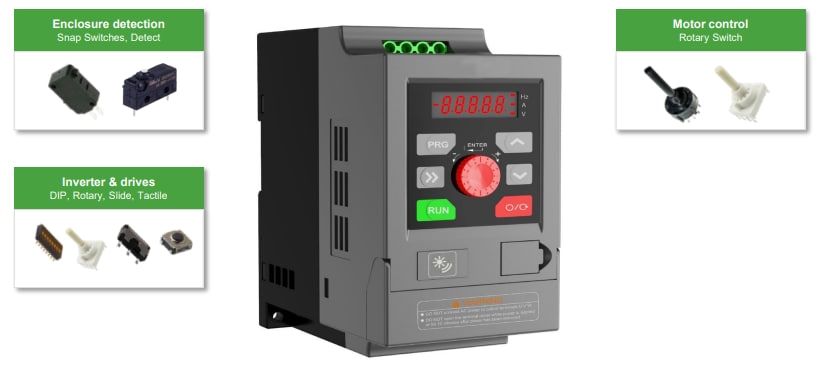 Low-Voltage Motor Drive Solutions - C&K Switches | Mouser