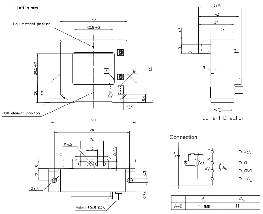HAT Current Sensors - LEM | Mouser