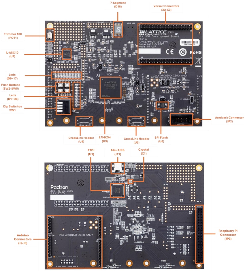 MachXO4™ Development Board - Lattice Semiconductor | Mouser