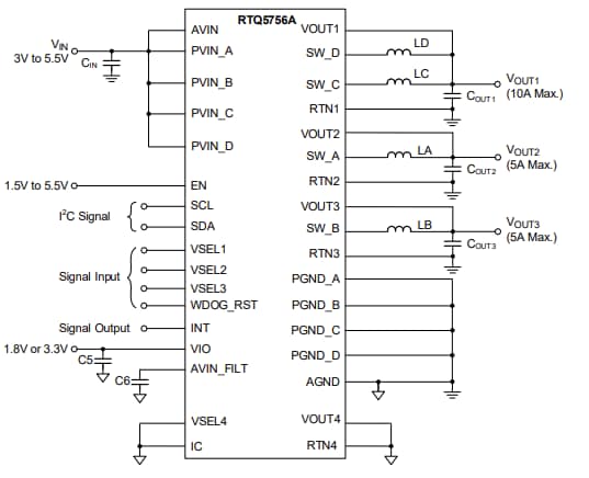 RTQ5756A Step-Down Converter - Richtek | Mouser