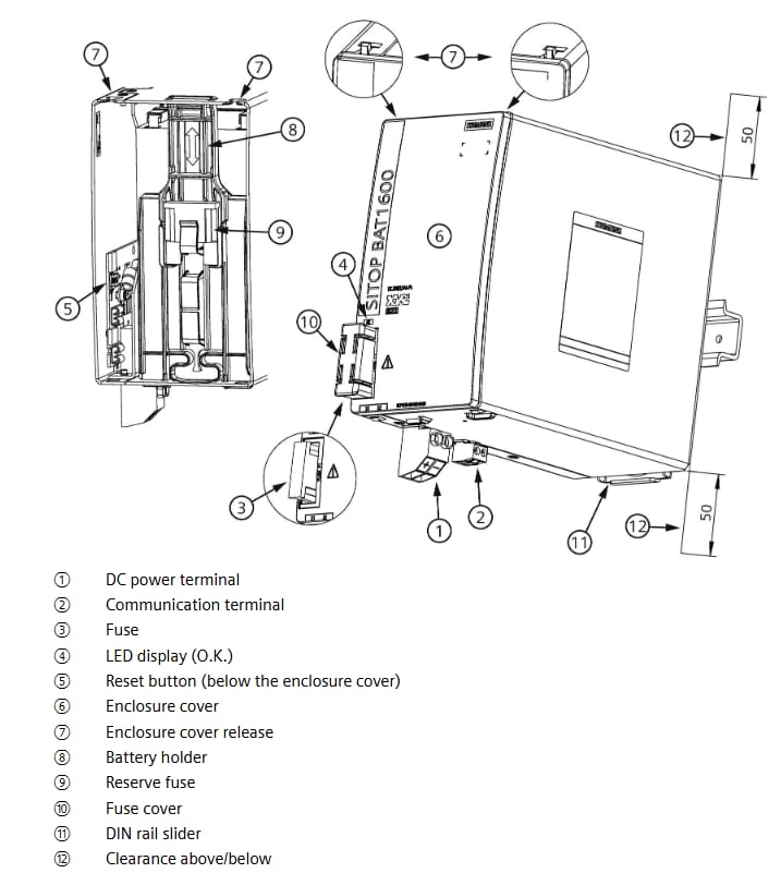 SITOP BAT1600 Battery Modules - Siemens | Mouser