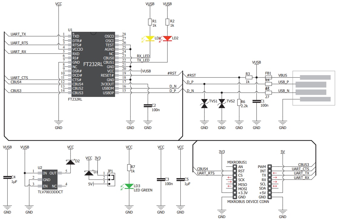 Ft232rl Schematic