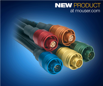 Mouser Offers LEMO’s Bright Anodized M Series Connectors for Motorsports and Harsh Environments