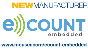 Mouser Electronics Announces Global Distribution Agreement with eCOUNT embedded